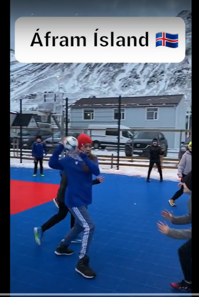 Æfingin skapar meistarann - Áfram Ísland | Grunnskóli Fjallabyggðar